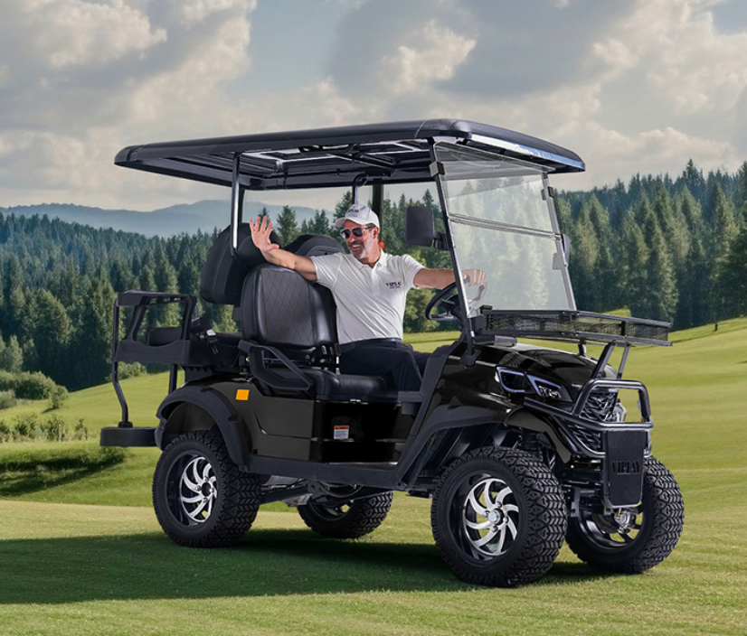 Solar Charging Lithium Battery Powered Golf Cart VIP50EG – viplay